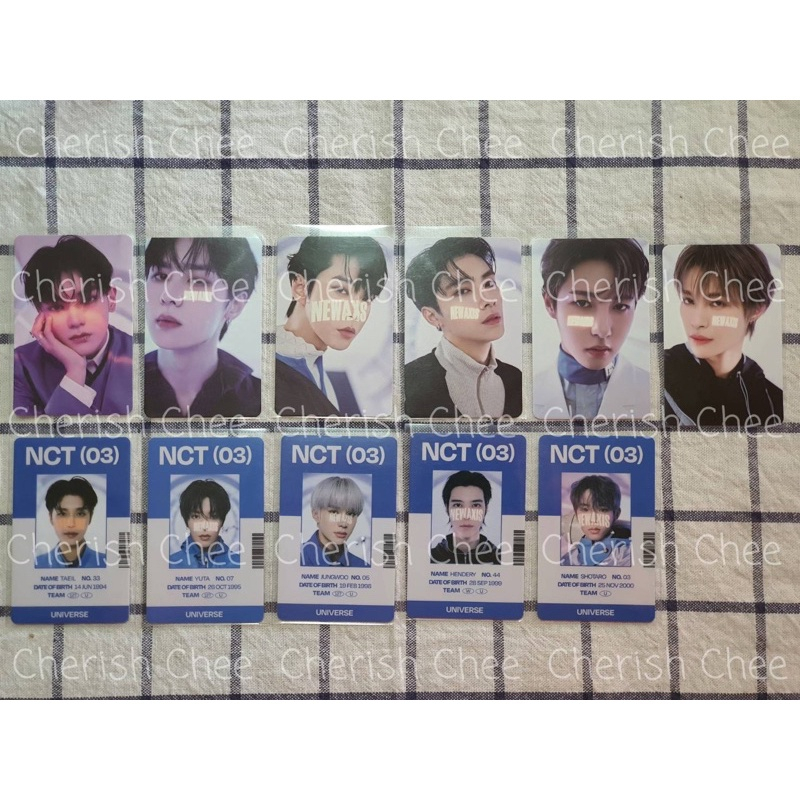 [พร้อมส่ง] NCT ID CARD + PHOTO CARD concept - Universe *อ่านรายละเอียด ...