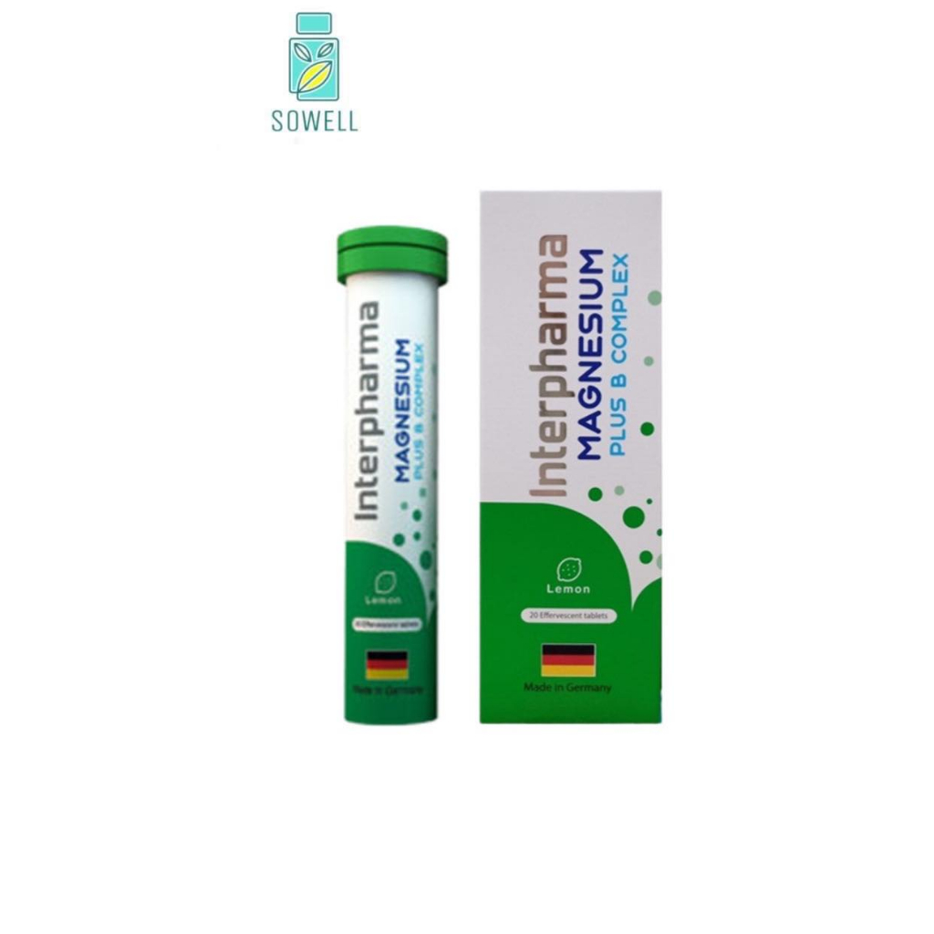 Interpharma Magnesium Plus B Complex 20เม็ด แมกนีเซียม พลัส บี ...
