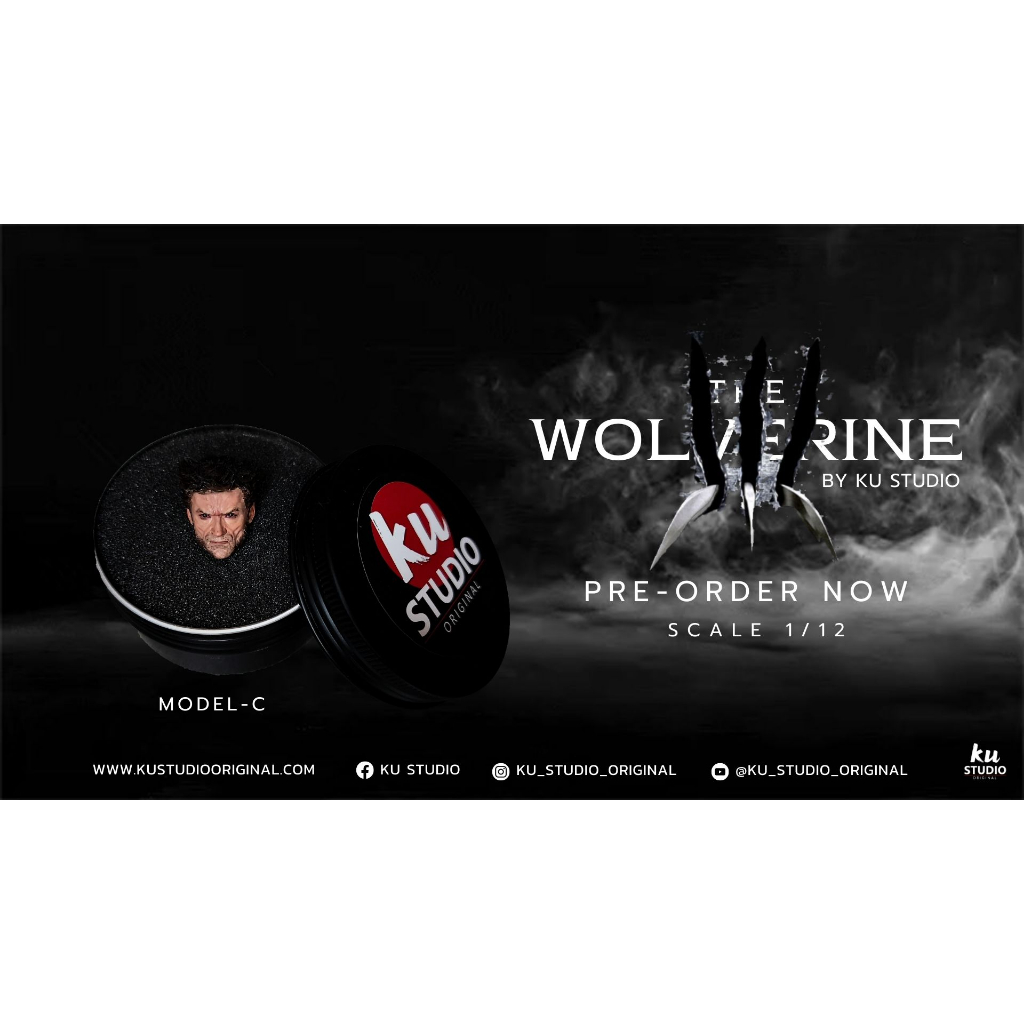 หัวเพ้นท์ The Wolverine Logan Head Sculpt 1/12 | Shopee Thailand