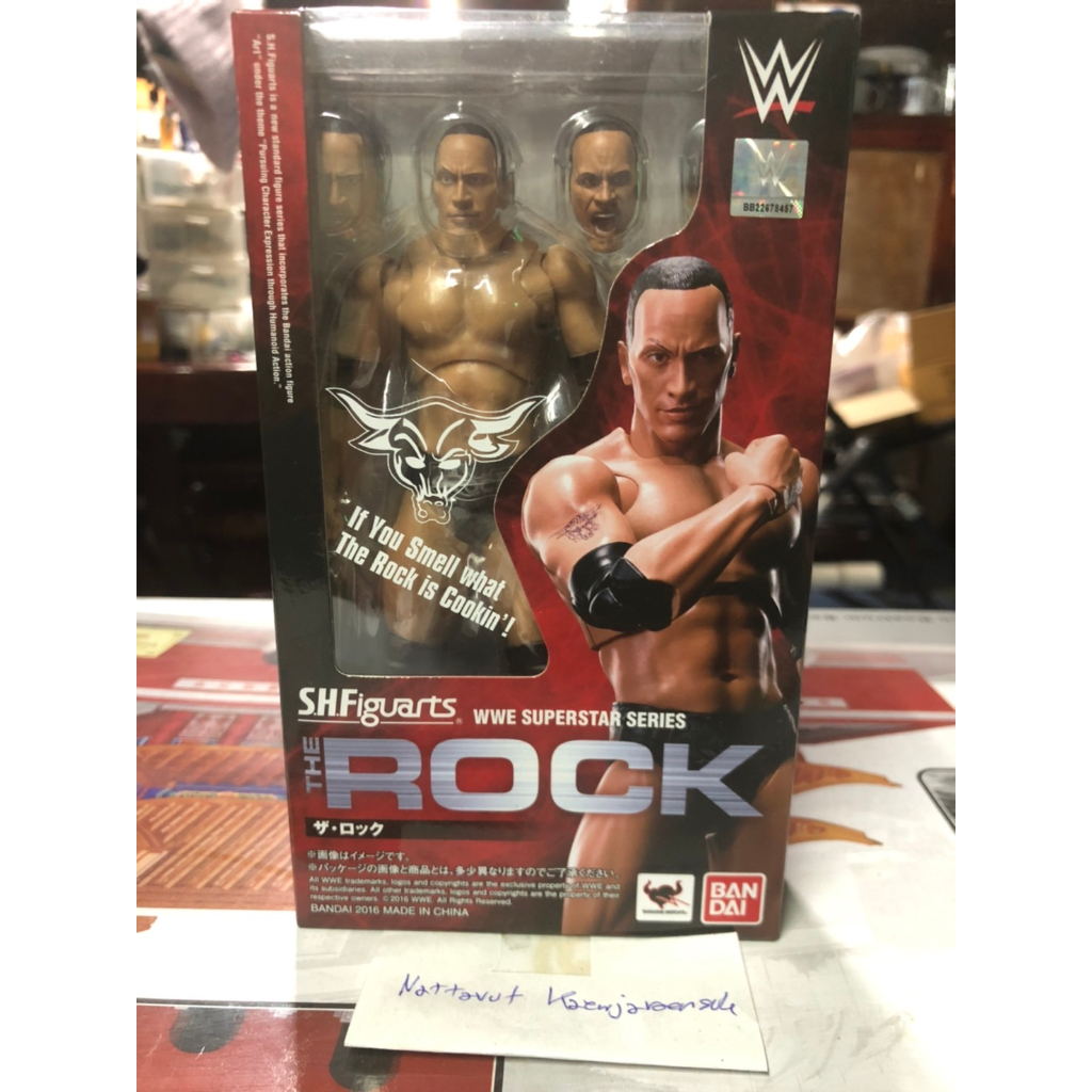 S.H.Figuarts SHF The Rock ของแท้ มือ 1 wrestling มวยปล้ำ | Shopee Thailand