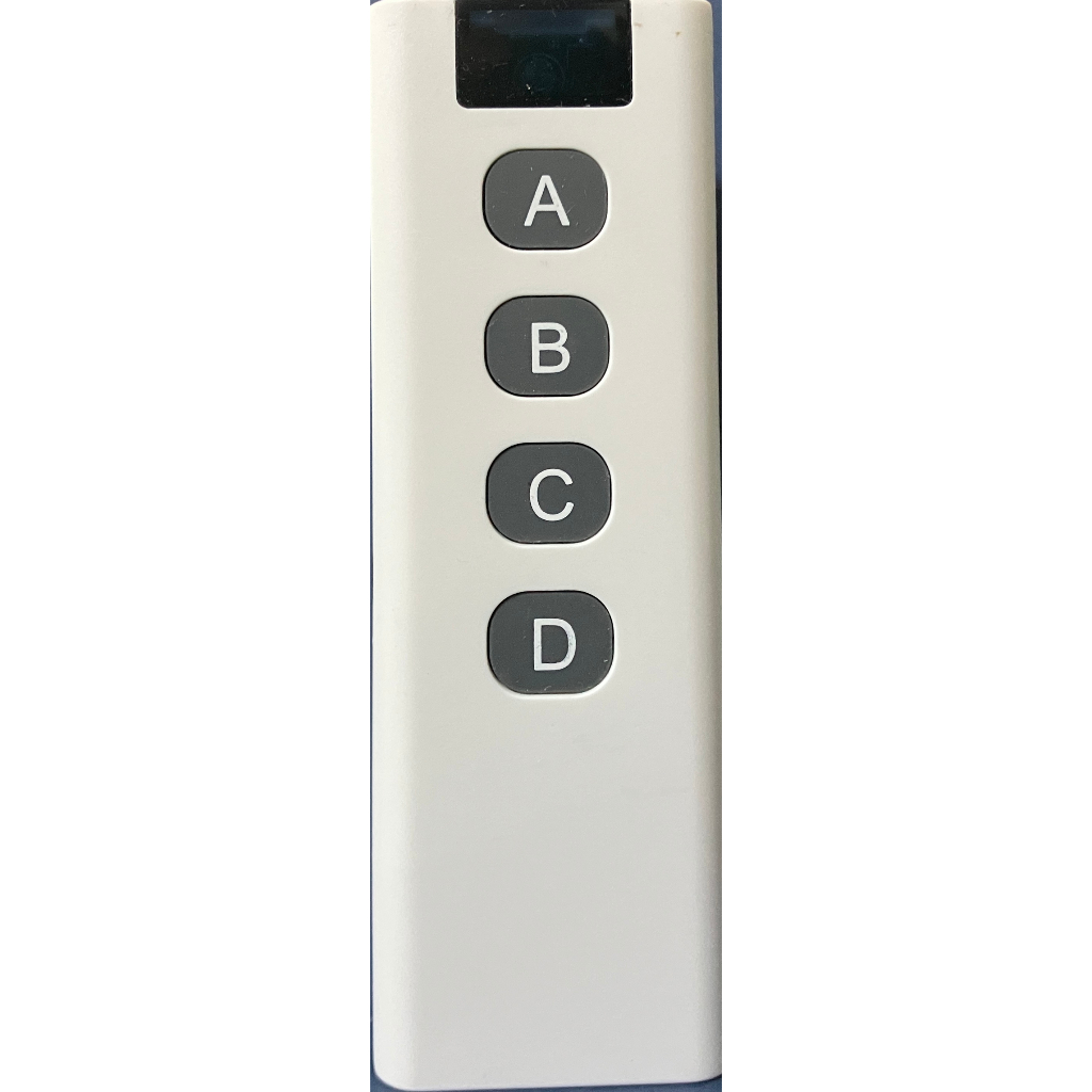 รีโมทคุมสวิตช์ไฟ ประตูโรงรถไฟฟ้าความถี่ 433 MHz Radio Frequency Remote ...