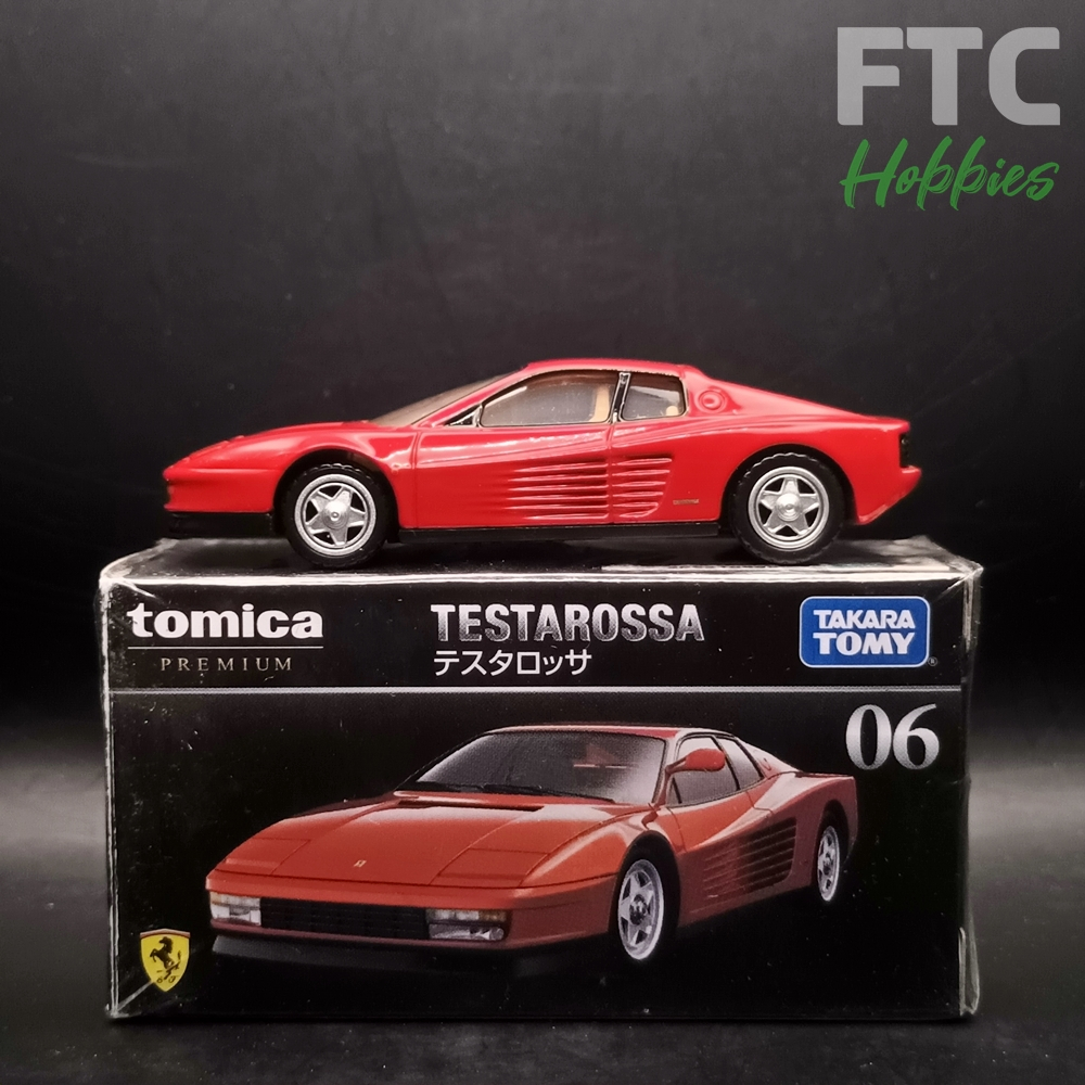 [มือสอง] Tomica Premium No.06 - Ferrari Testarossa (Red) | Shopee Thailand
