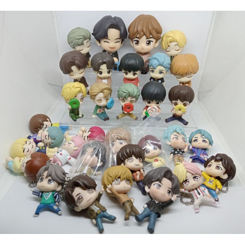 *มีมากกว่าในภาพ* โมเดล ฟิกเกอร์ พวงกุญแจ กาชาปอง บีทีเอส bts TinyTan Gashapon ของแท้ญี่ปุ่น ...