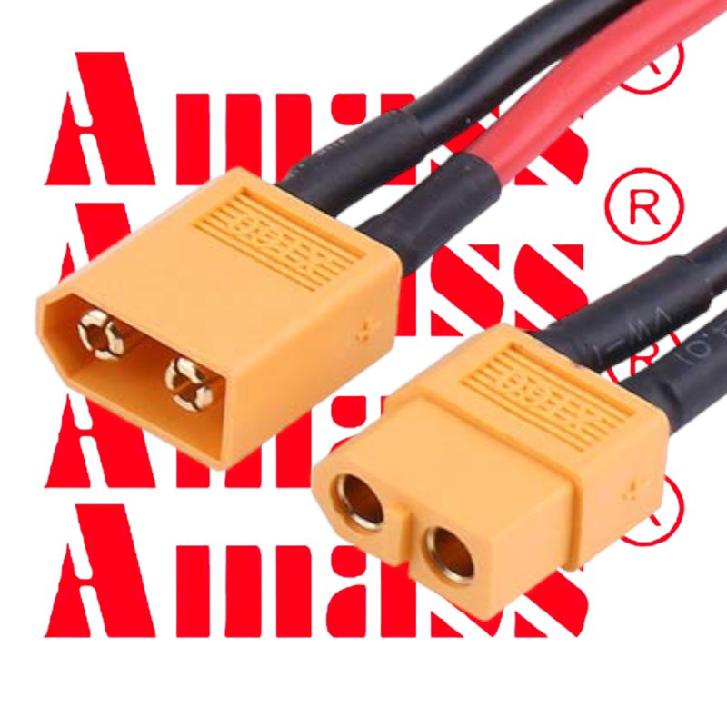 ขั้วปลั๊ก XT30 XT60 XT90 #Amass ขั้วต่อแบตเตอรี่ RC ปลั๊กเสียบ ESC Connectors จำนวน 1คู่ ...