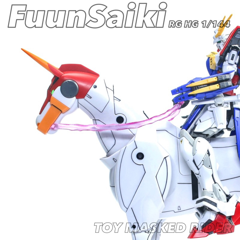 ⬜️RG HG 1/144 FuunSaiki ม้าฟุนไซคิ พร้อม stage act กับ Decal | Shopee ...