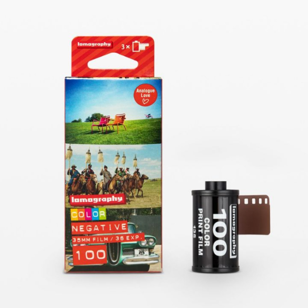 ฟิล์มสี 1 ม้วน Lomography CN100 35mm Color Negative Film ISO 100 ฟิล์ม ...