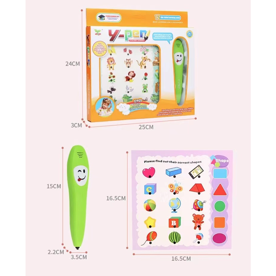 Hi-Pen ปากกาพูดได้อัจฉริยะเสริมพัฒนาการ เรียนรู้ภาษาอังกฤษ พร้อมการ์ด ...