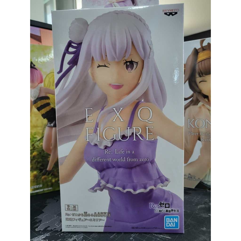 Re:Zero - Starting Life in Another World Emilia EXQ Collectible Figure (Swimsuit Ver.) | Shopee ...