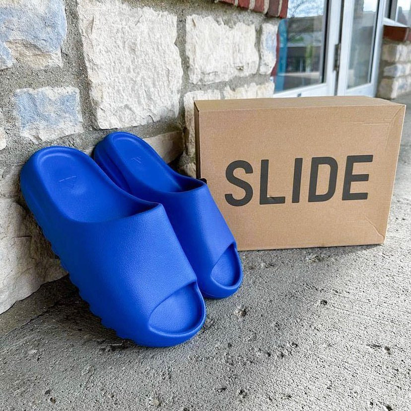 Adidas Yeezy Slide Azure (แท้100%) | Shopee Thailand