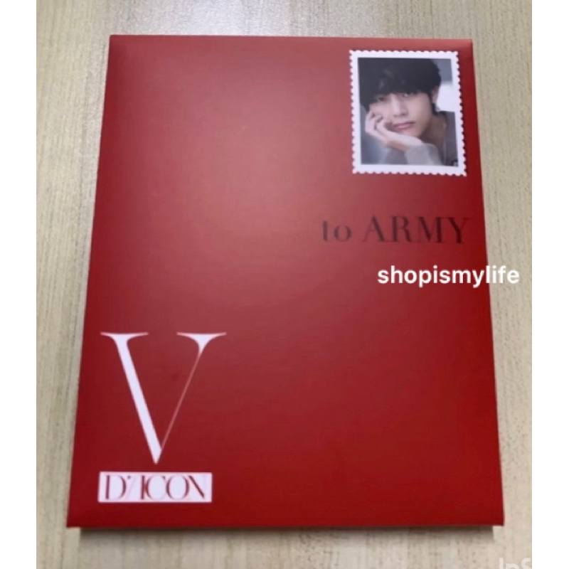 BTS V Dicon deluxe ดิคอน ดับเบิลไซด์การ์ด Double Sided Card | Shopee ...
