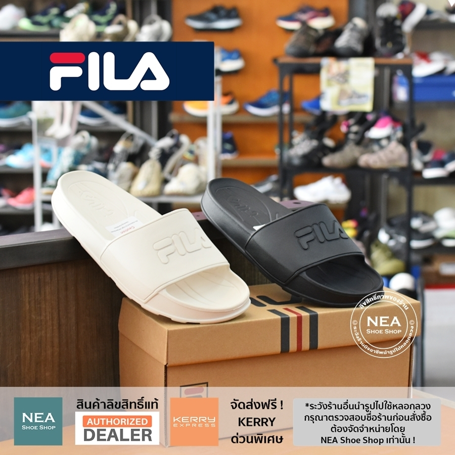 [ลิขสิทธิ์] FILA KOREA Sleek Slide [W] NEA รองเท้าแตะ ผู้หญิง ฟิล่า เกา ...