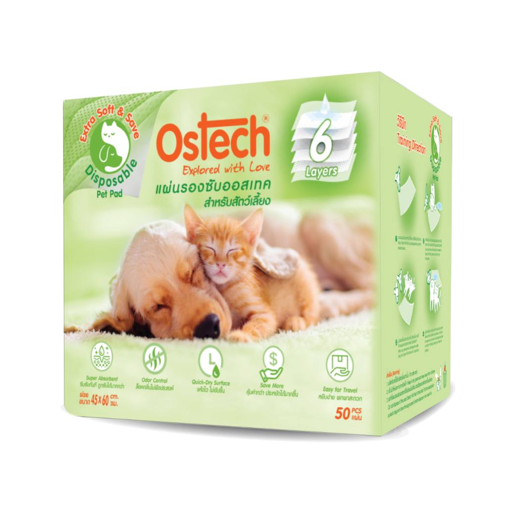 แบ่งขาย 1 แผ่น Ostech แผ่นรองซับขับถ่าย รุ่นSave&Soft รุ่นประหยัด ขนาด ...
