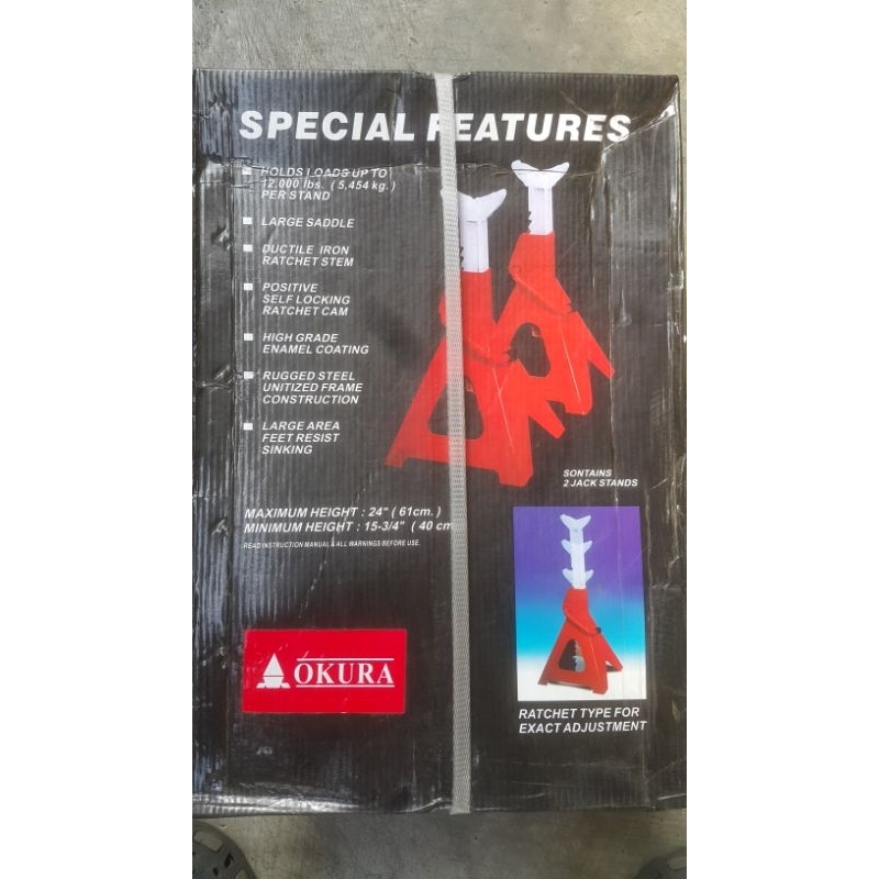 ขาตั้งรถยนต์ 6 Ton OKURA | Shopee Thailand