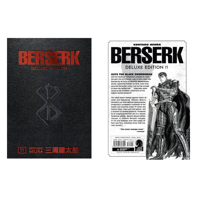 Berserk [English Manga] - Deluxe Edition (individual) Volume 1-13 (English Manga) | Shopee Thailand
