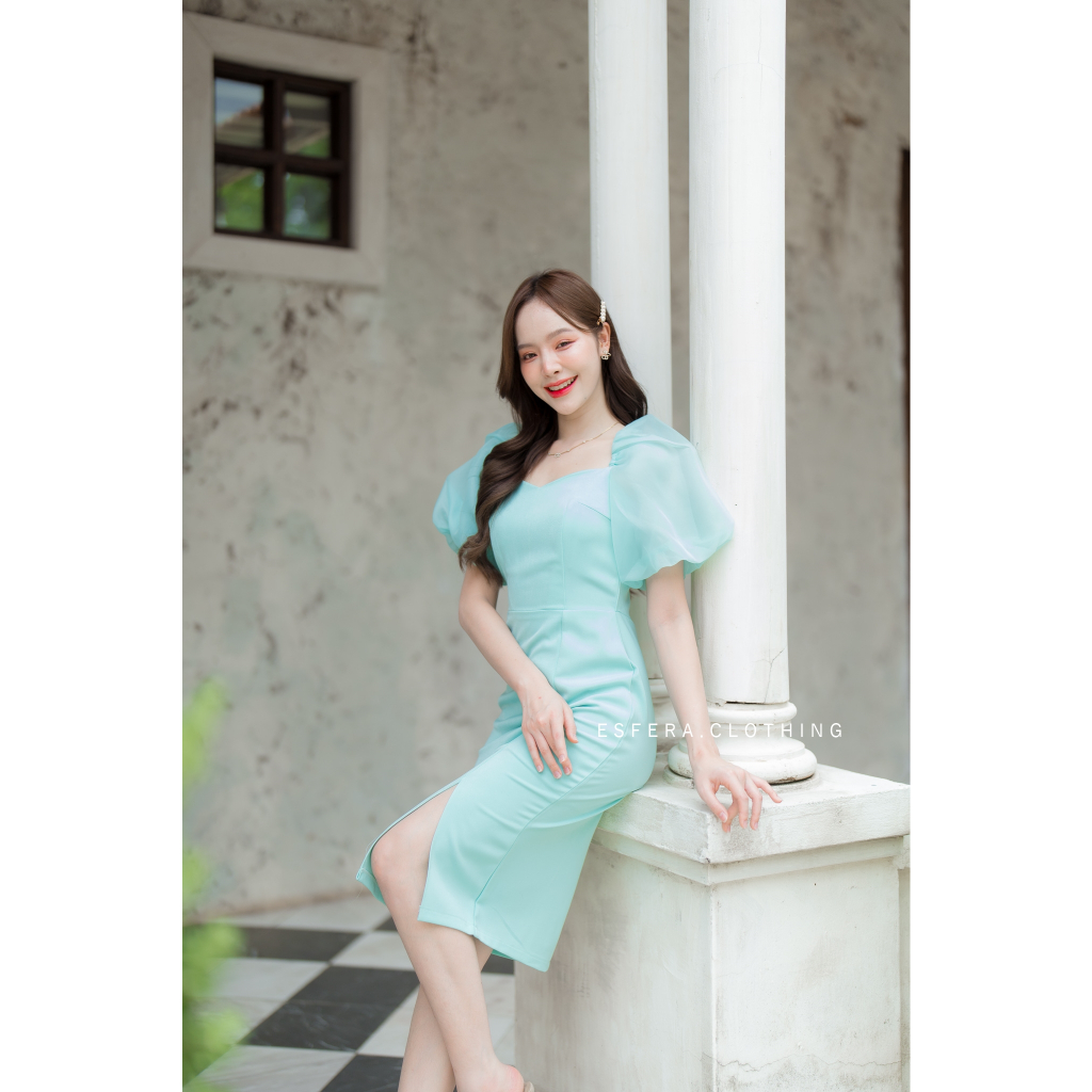 เดรสออกงาน DR075-2 Katlynn Lady Dress | Shopee Thailand