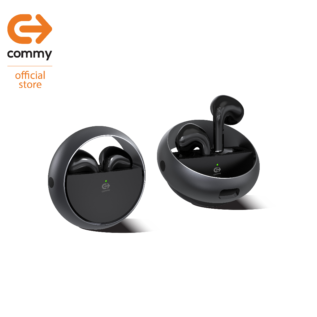 Commy หูฟังบลูทูธ Bluetooth ไร้สาย ฟังสนุก ใส่สบาย เสียงชัด รับประกัน 1 ปี หูฟัง commy รุ่น ...