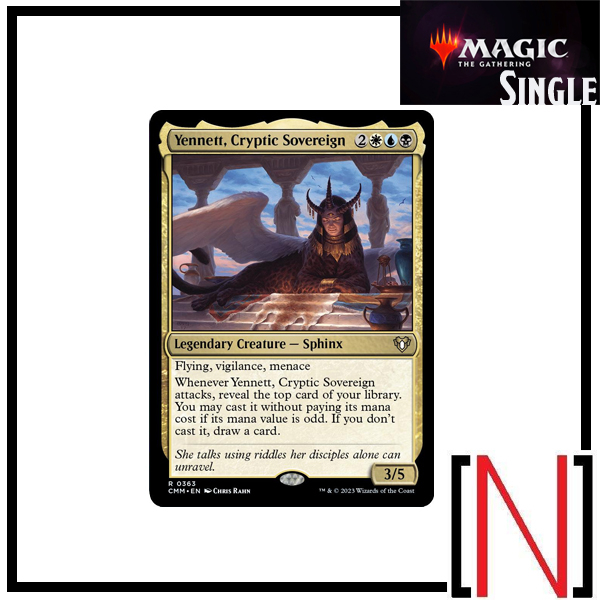 [MTG][Single][CMM] Yennett, Cryptic Sovereign ระดับ Rare [ภาษาอังกฤษ ...