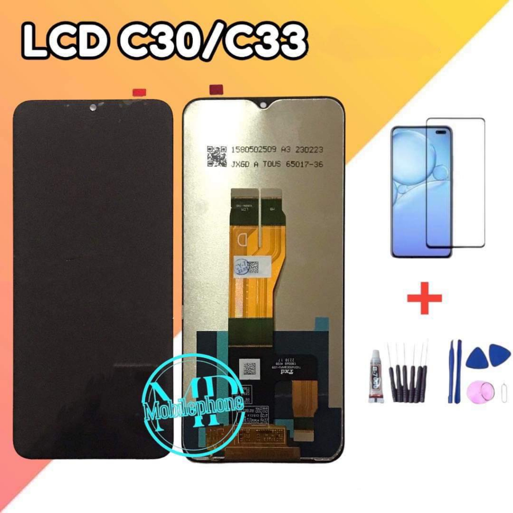 LCD Realme C30 /C33s งานแท้ หน้าจอแสดงผลพร้อมทัชสกรีน แถมฟรีฟิล์มกระจก ...