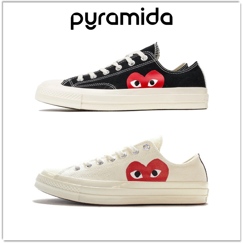 🇰🇷Converse x Play Comme des Garcons Chuck 70 Ox White 150207C/150206C ...
