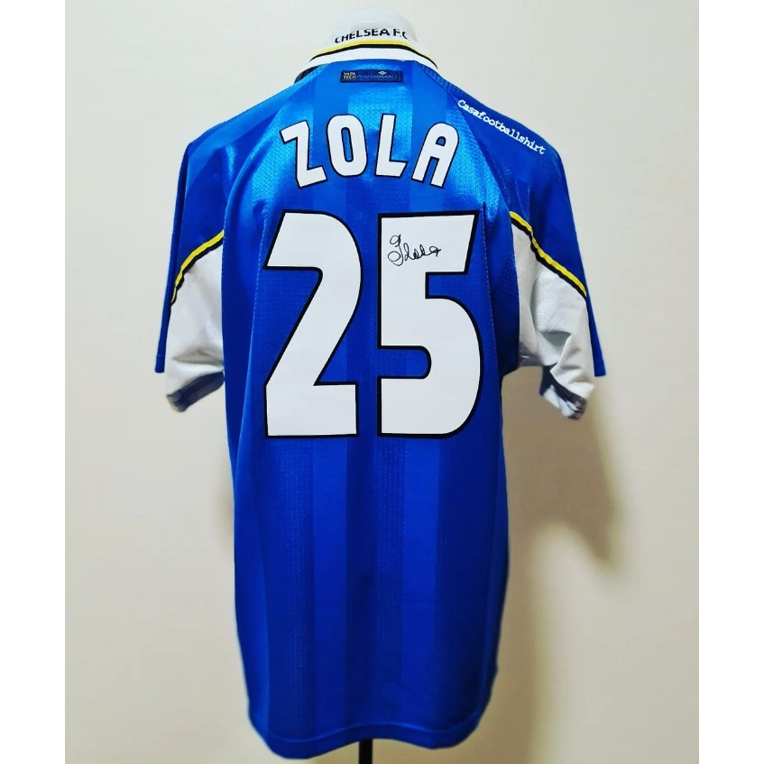 Chelsea 1998 Home Jersey (เสื้อลายเซ็นต์แท้) | Shopee Thailand