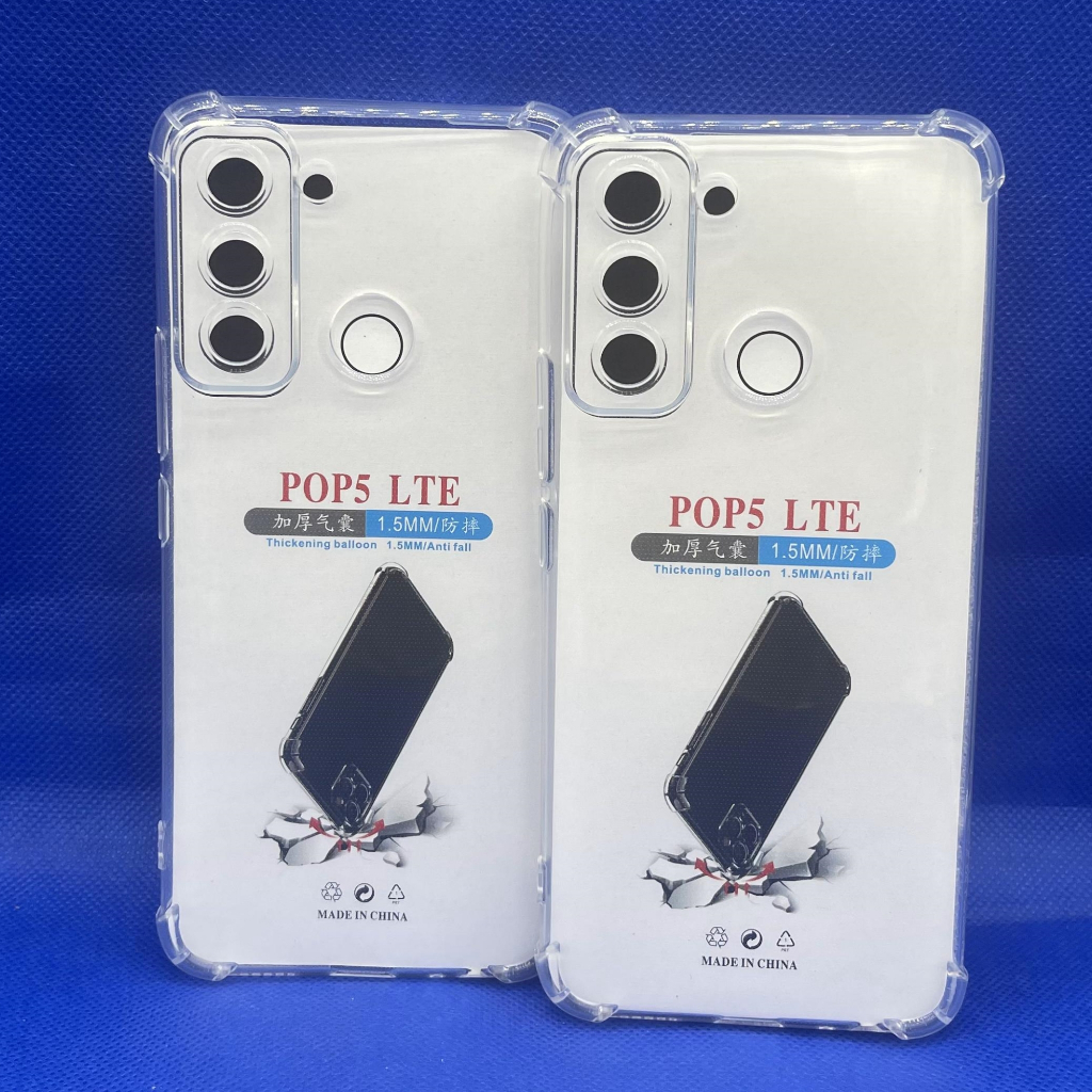 Case tecno เคส Tecno POP5 LTE หนา 1.5mm ตรงรุ่น แบบ TPU ใสเสริมขอบและ ...