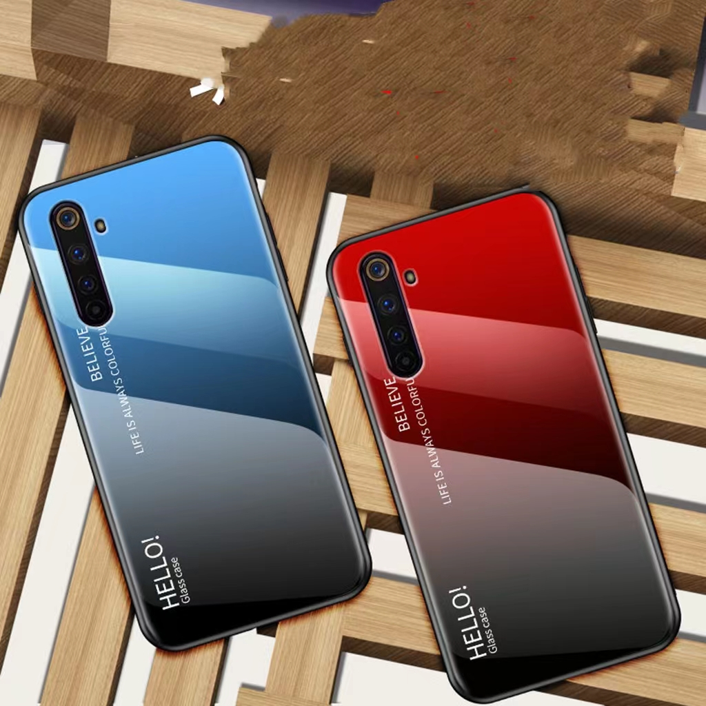 เคสกันกระแทก ไล่สี สำหรับ Oppo Realme 6 6pro Realme 5 5s 5i 5pro Realme 9i Realme 7i 7pro Realme ...