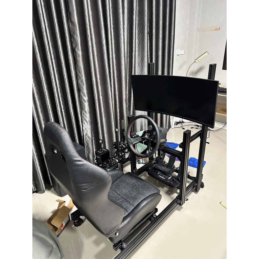 พร้อมส่ง ชุด Full cockpit Aluminium Profile 3060 / 4080 Fanatec Moza ...