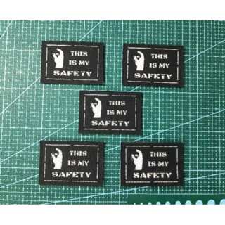 ป้าย THIS IS MY SAFETY ขนาด 5×8 cm | Shopee Thailand