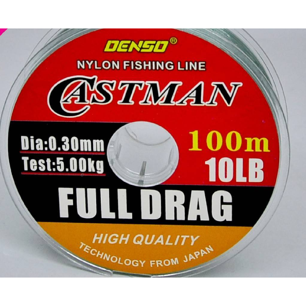 สายเอ็น เด็นโซ่ แคสแมน 100 ม. DENSO CASTMAN Nylon Line 100 M | Shopee Thailand