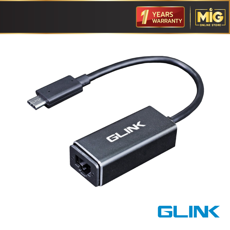 GLINK GL-014 สายแปลง Type-C TO RJ45 10/100/1000M Gigabit LAN ของแท้ ...