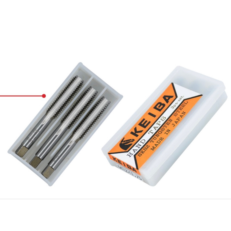 ต๊าปตัวผู้ (3ตัว/ชุด) Keiba เกลียวมิล มีขนาด M3/M4/M5/M6/M8/M10/M12 พร้อมส่ง* | Shopee Thailand