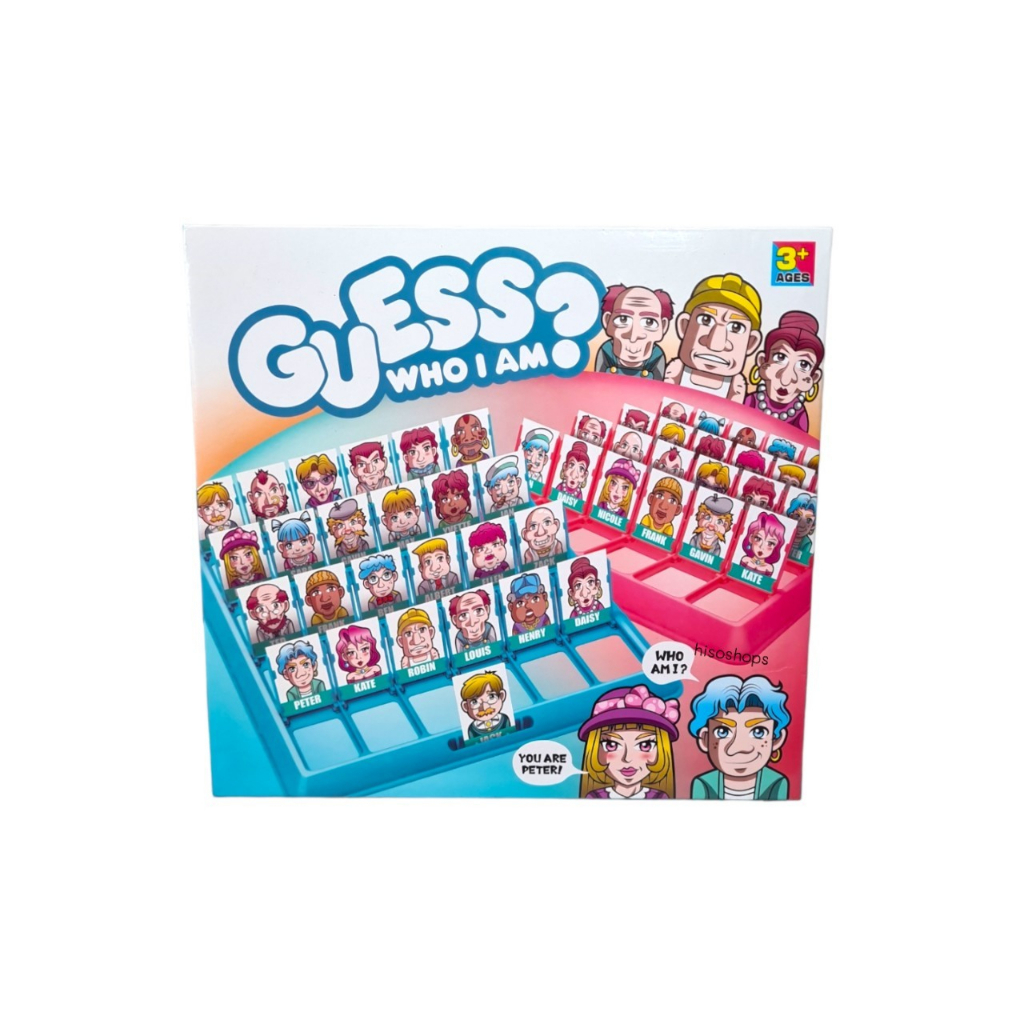 GUESS Who i am ? บอร์ดเกมส์ เกมส์หาคนปริศนาของเพื่อน เดาซิว่าฉันเป็นใคร ...