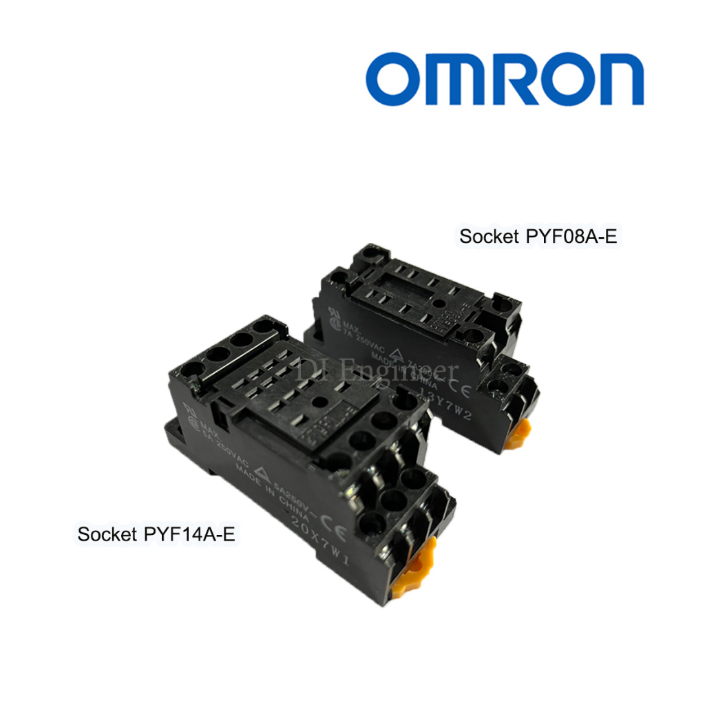 Socket Relay PYF08A-E , PYF14A-E ยี่ห้อ Omron | Shopee Thailand