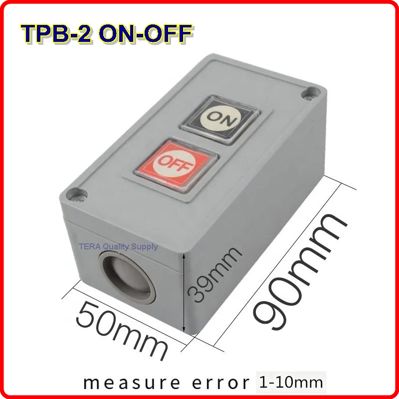 สวิตช์ ปุ่มกด 2 ปุ่ม และ 3 ปุ่ม TPB-2 ON-OFF , TPB-3 FOR-REV-STOP PUSH ...
