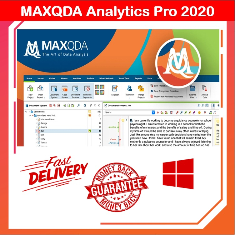 MAXQDA Analytics Pro 2020 R20.2 | Lifetime For Windows | Full Version | Shopee Thailand