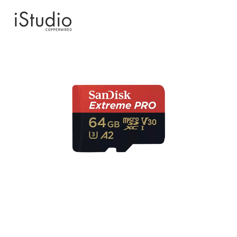 SANDISK เมมโมรี่การ์ด SanDisk Extreme Pro microSDHC 64GB U3 | iStudio by copperwired | Shopee ...