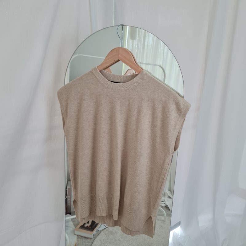 [ J758 ] คอกลมแขนล้ำร่องใหญ่ ไหมพรมนุ่ม | Shopee Thailand