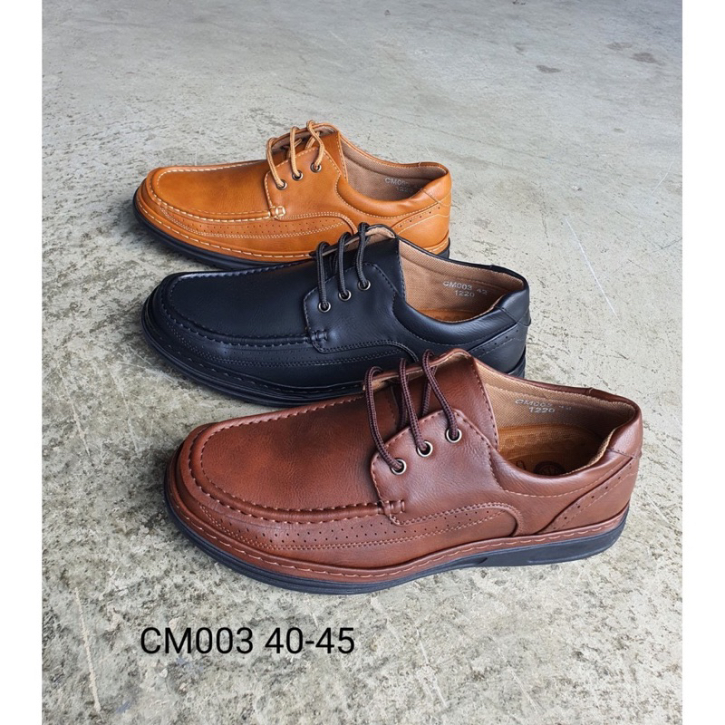 รองเท้าหนังมีเชือก CSB รุ่น CM003 ไซต์ 40-45 | Shopee Thailand