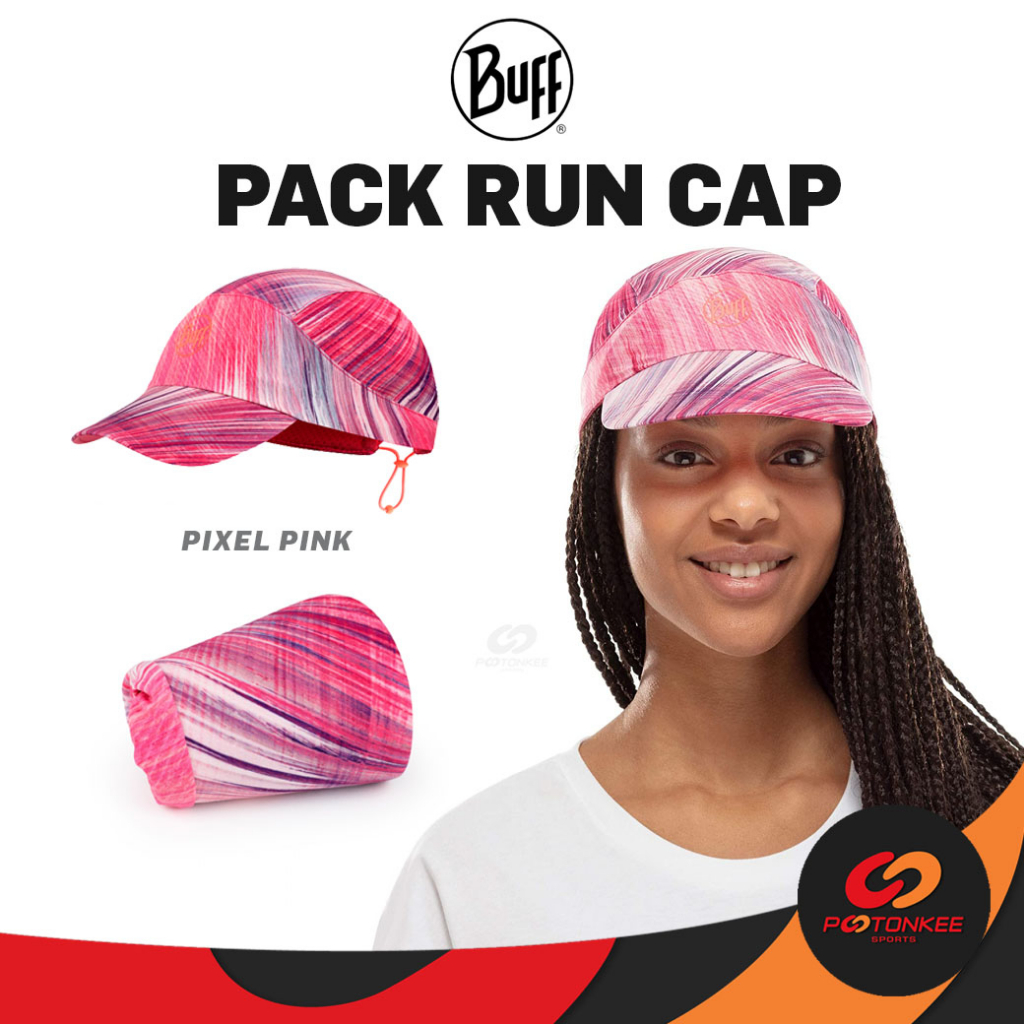 BUFF PACK SPEED CAP หมวกวิ่งบัฟ ม้วนพับได้เล็กกะทัดรัด พกพาสะดวก สำหรับ ...