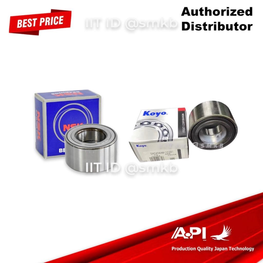 NSK & KOYO ลูกปืนล้อหน้า โตโยต้า Front Wheel Bearing 2012-2017 Toyota Camry Hybrid AVV50R Inside ...