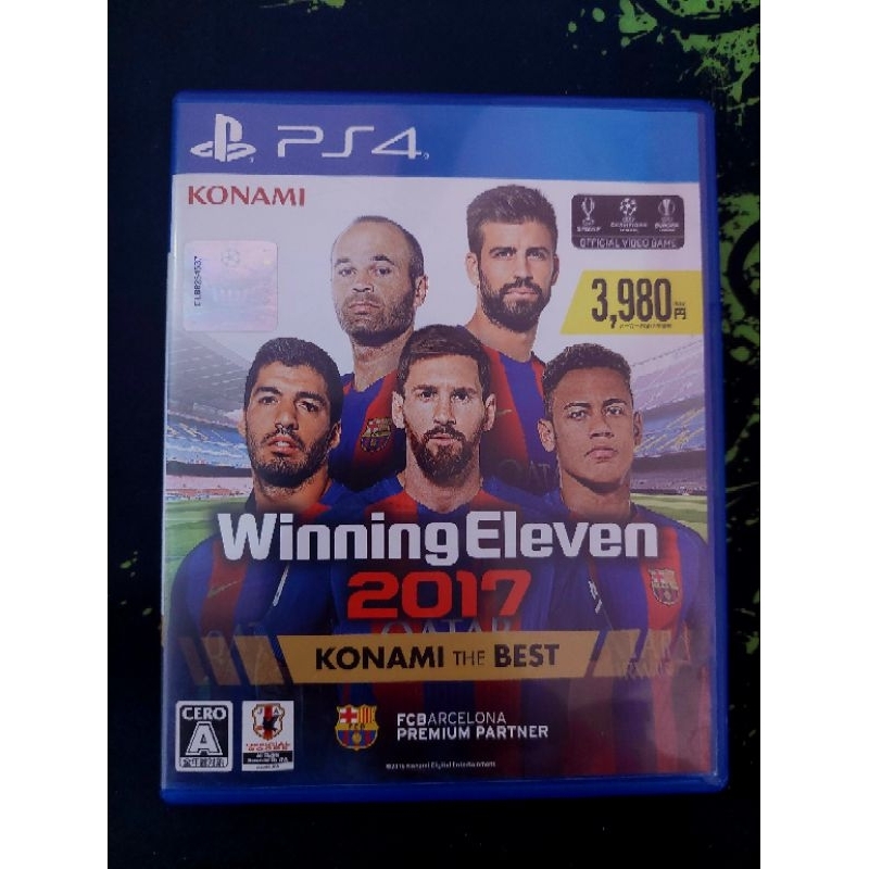 แผ่นแท้ [Ps4] Winning Eleven 17 (Zone2) มือ2 | Shopee Thailand