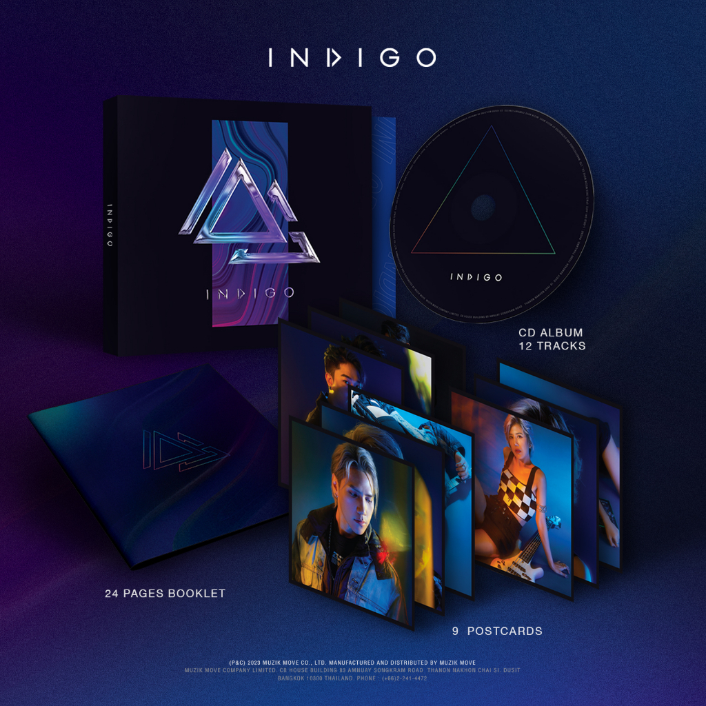 CD Album INDIGO (Booklet+Postcard) ซีดีอัลบั้ม วงอินดิโก้ | Shopee Thailand