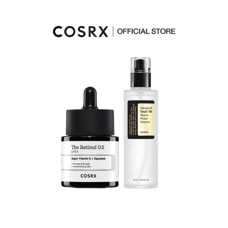 COSRX Advanced Snail 96 Mucin Power Essence 100ml+ Retinol set | Shopee ...