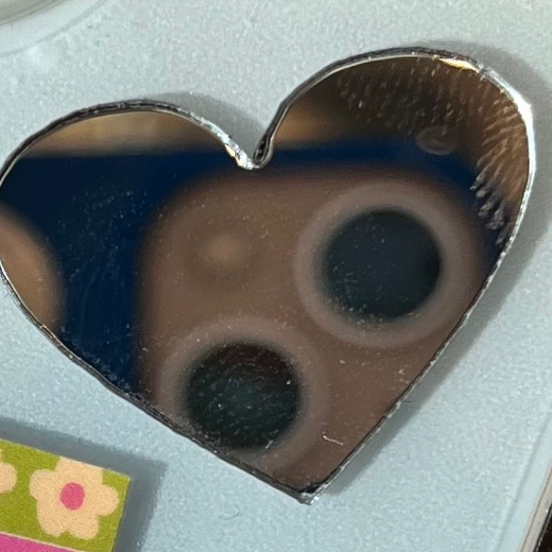 mini HEART mirror sticker set | Shopee Thailand