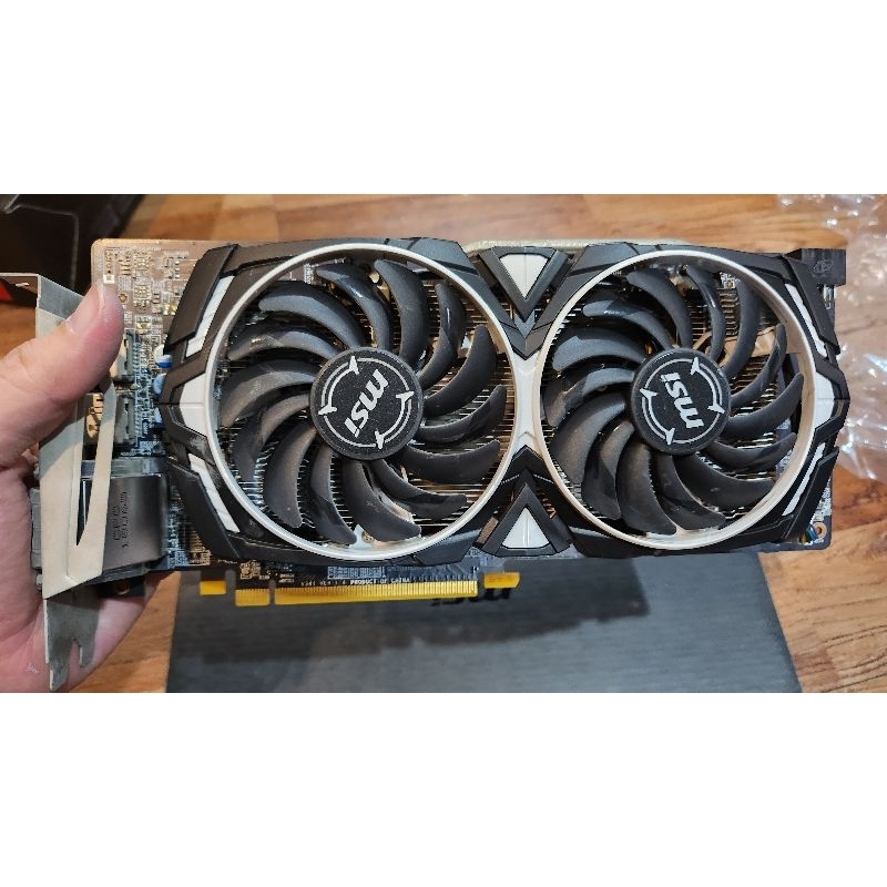 การ์ดจอ Msi rx 580 Armor 8gb ใช้งานได้ปกติ เทสแล้ว | Shopee Thailand