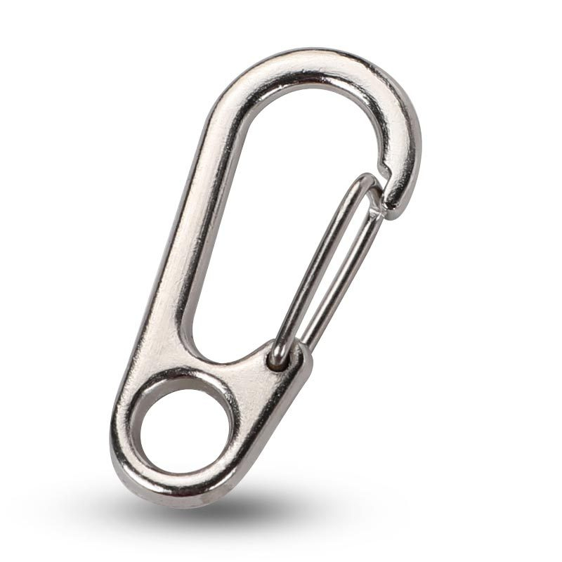 #3 Snap Spring Clip Carabiner คาราไบเนอร์เล็ก ห้อยพวงกุญแจ ห้อยของ แขวน ...