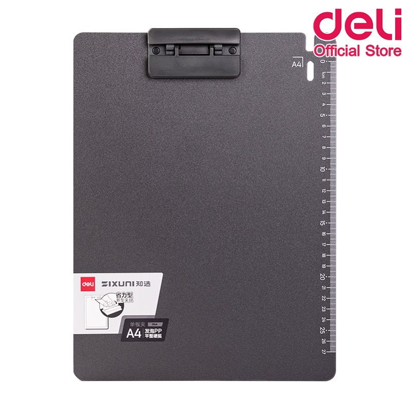 Deli กระดานคลิปบอร์ด A4 แนวตั้ง คลิปบอร์ด คลิปบอร์ดรองเขียน กระดานรอง ...