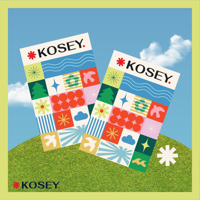 Kosey sticker dicut 4x6 inch | Shopee Thailand
