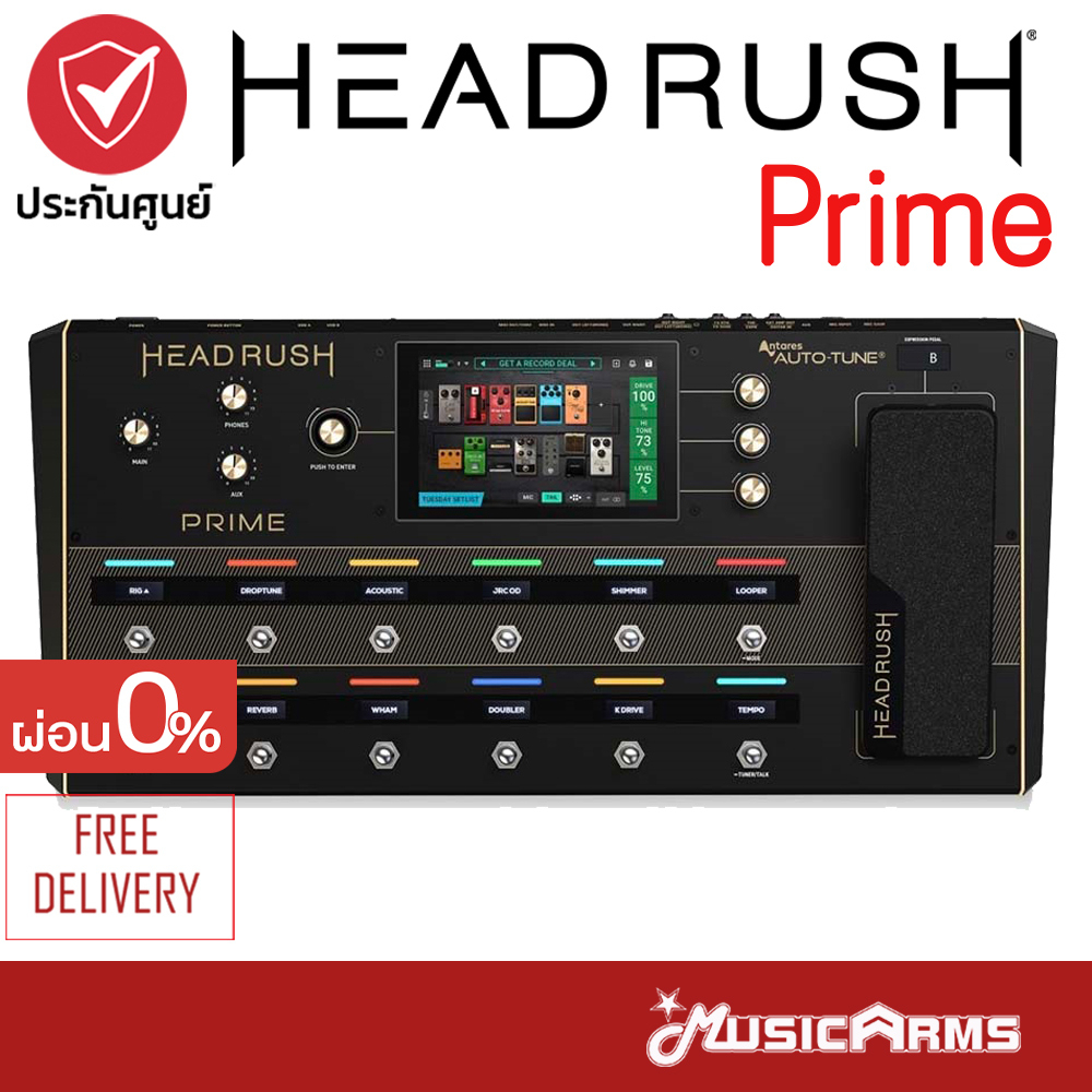 Headrush Prime เอฟเฟคกีตาร์ HeadRush Prime Guitar and Vocal Processor ...