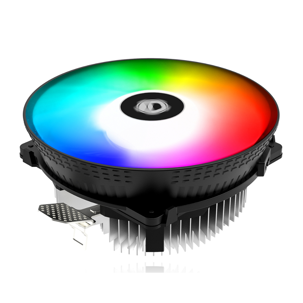 พัดลมซีพียู ID-COOLING (DK-03 RAINBOW) CPU COOLER Rainbow RGB Lighting ...